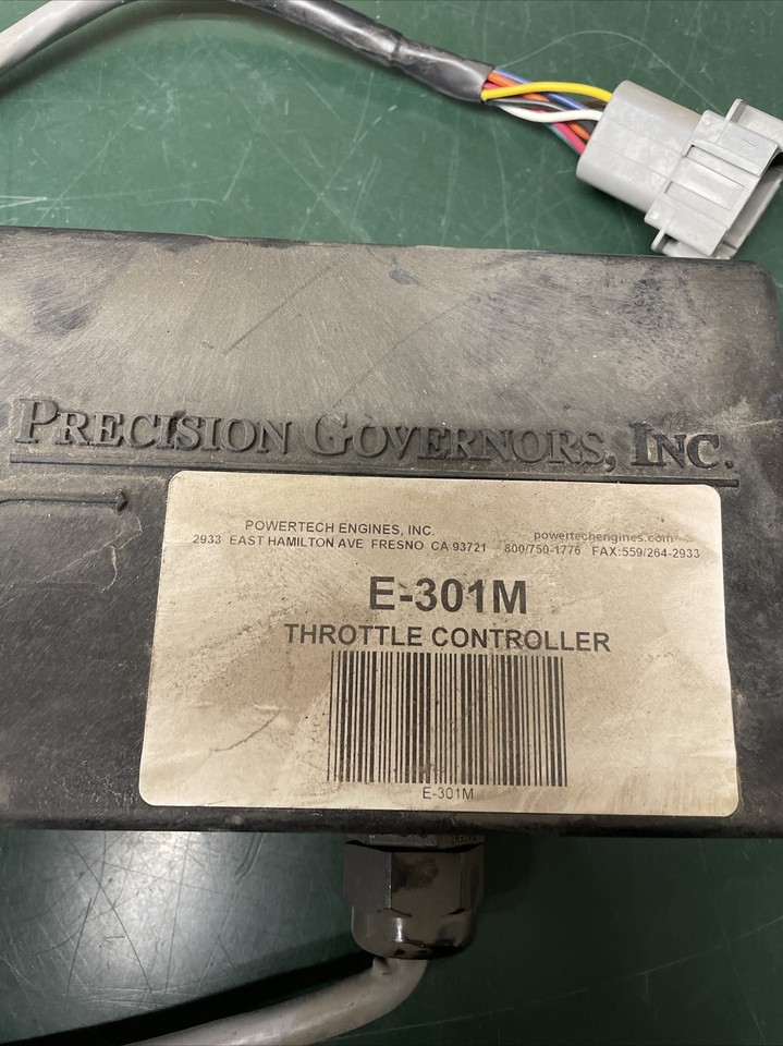 PRECISION GOVERNORS CONTROLLER MODEL E-301M E-301 Controller | eBay
