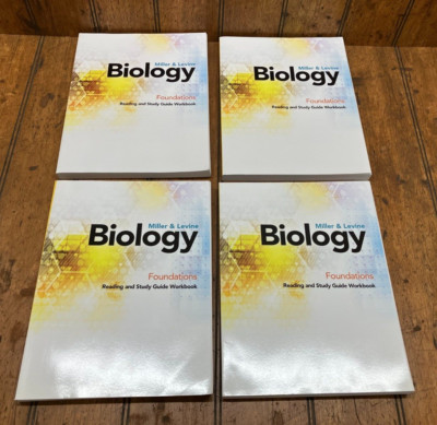 (4) Biology Foundations - Reading & Study Guide Workbook - Softcover ...