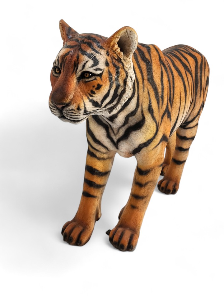 Large Tiger Statue Sumatran Life Size Tiger Sculpture Indoor Outdoor ...