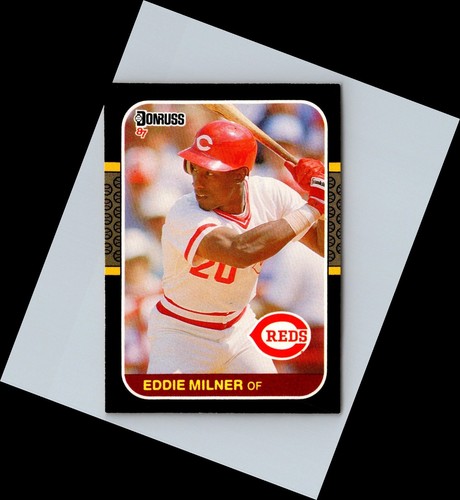 1986 Donruss Eddie Milner #325 Cincinnati Reds Baseball Card | eBay