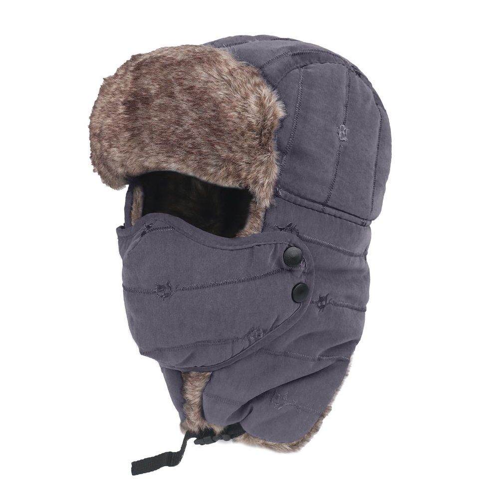 Winter Cold Weather Ushanka Russian Ski Hunting Hat with Earflaps ...
