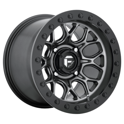 Set (4) Fuel 15x7 & 15x10 Aluminum Tech D919 BL Beadlock Rims Wheels ...