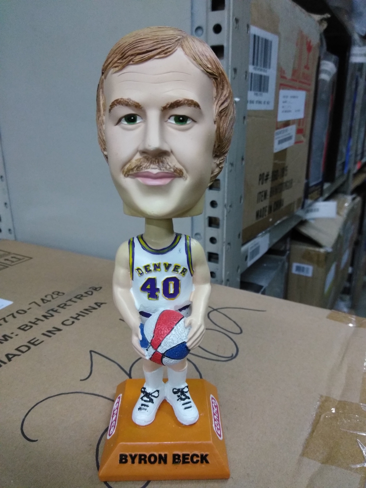 Byron Beck Denver Nuggets Bobblehead NBA | eBay