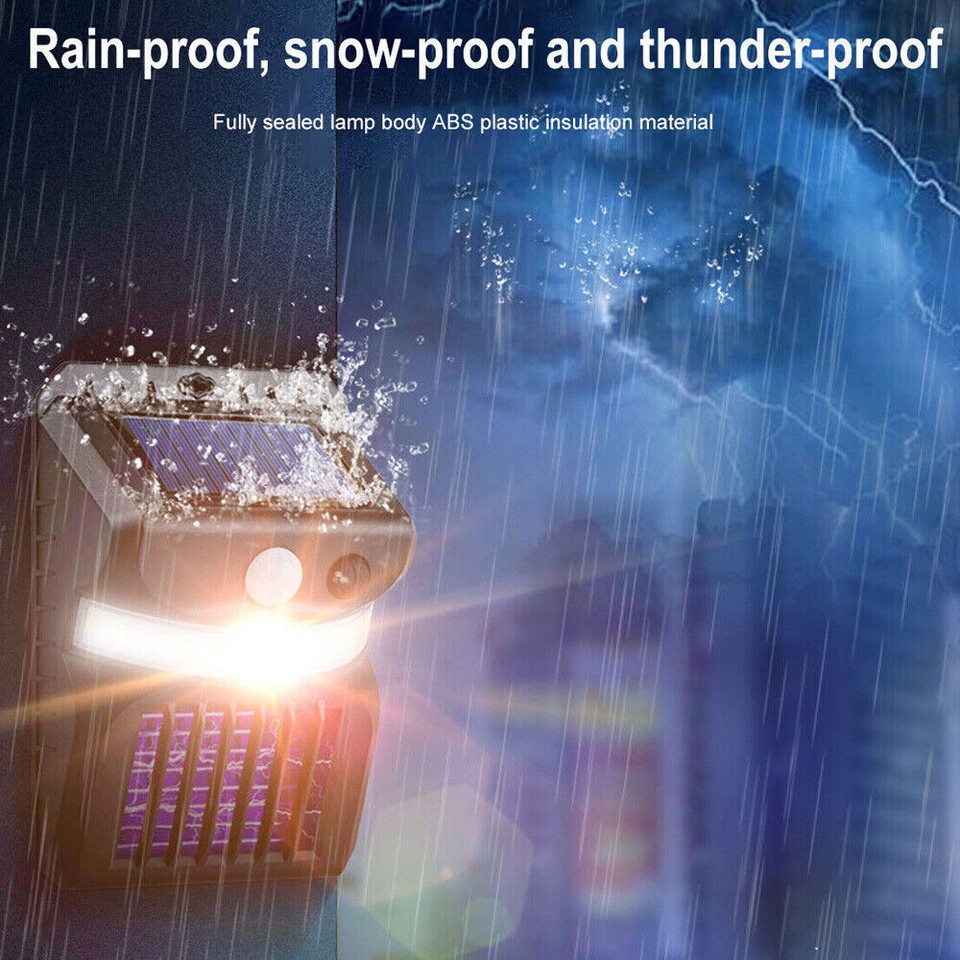 Solar Power Outdoor Mosquito Insect Killer LED Light Trap Fly Bug ...