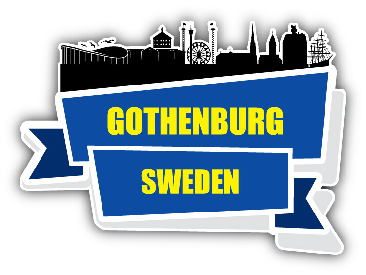 Gothenburg Sweden Travel Car Bumper Sticker Decal - ''SIZES'' | eBay