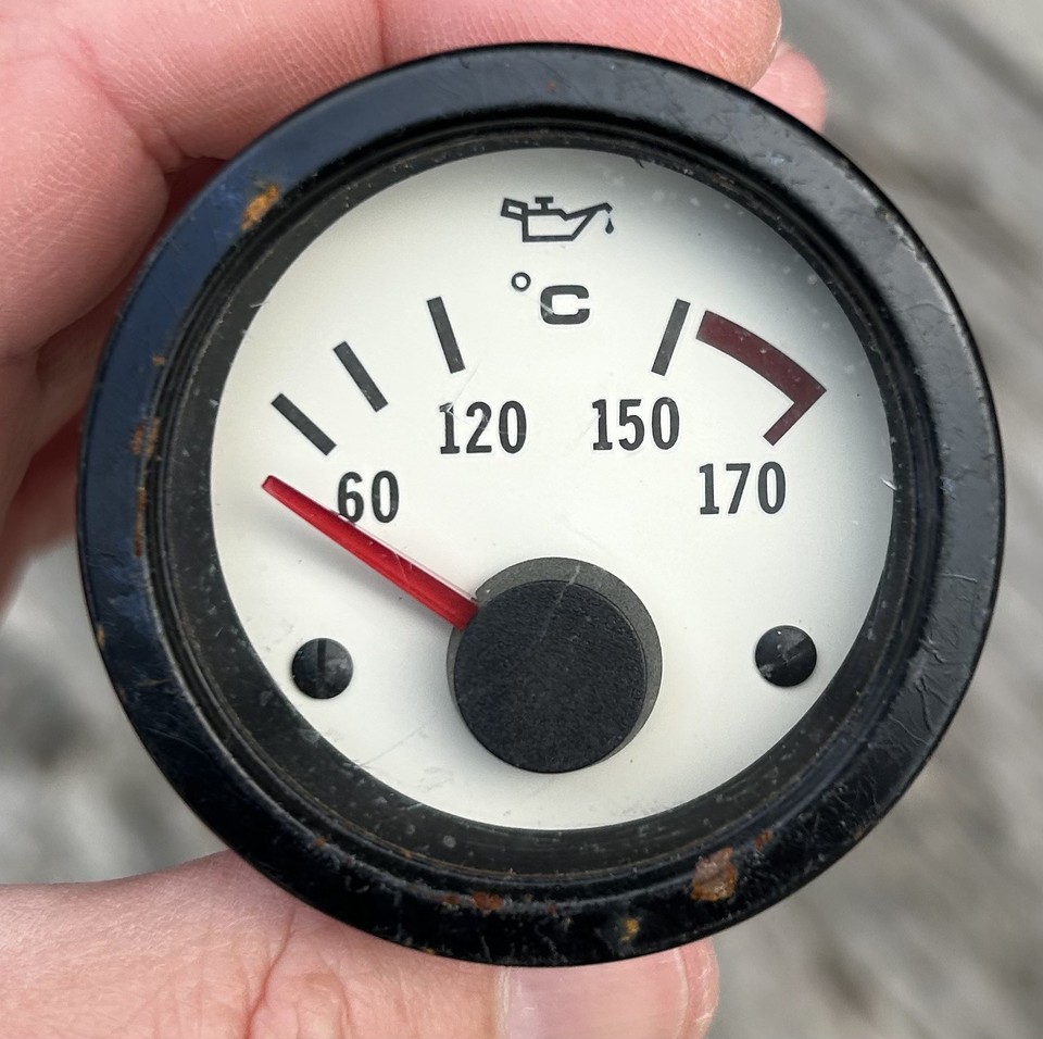 MG MGTF MGF TF F Clock Oil Temperature Gauges x3 spare part dash kit ...