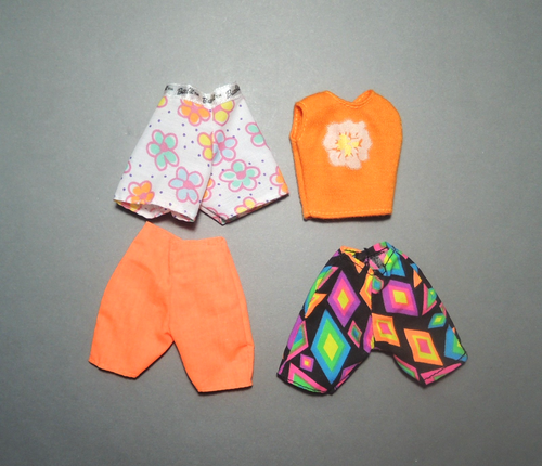 Vintage Barbie doll Mattel fashion 1990's Sparkle Beach & summer shorts ...