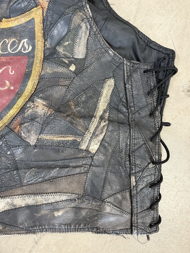 🔥 RARE Vintage 1960s BLACK African American OUTLAW Motorcycle Biker Cut ...
