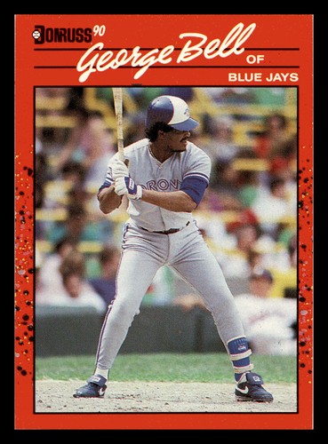 1990 Donruss George Bell Toronto Blue Jays #206 Mint | eBay
