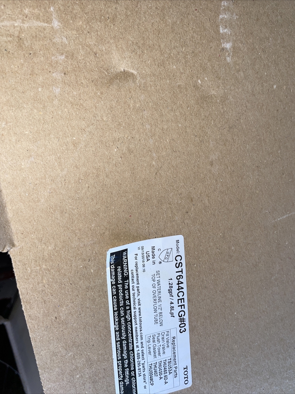 S706cr Carusoe Toilet Lid 3 TOTO Bone Tank 18b St 706 for sale online ...