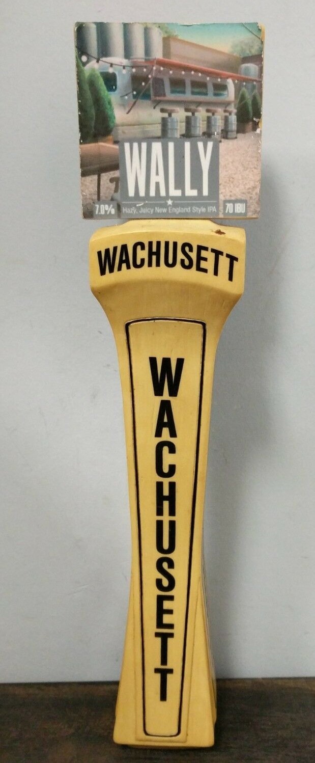 Wachusett Wally New England Style IPA Beer Tap Draft Handle Bar Pub Lot ...