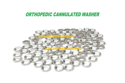 Orthopedic cannulated Screw Washer stainless steel 316L surgical ...