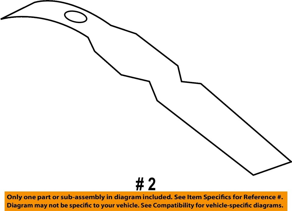 FORD OEM 18-23 Expedition Roof Exterior Trim-Roof Molding Retainer ...