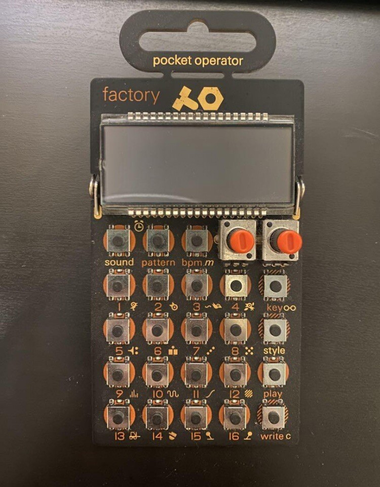 teenage engineering Pocket Operator PO-16 Factory Synth and Sequencer ...