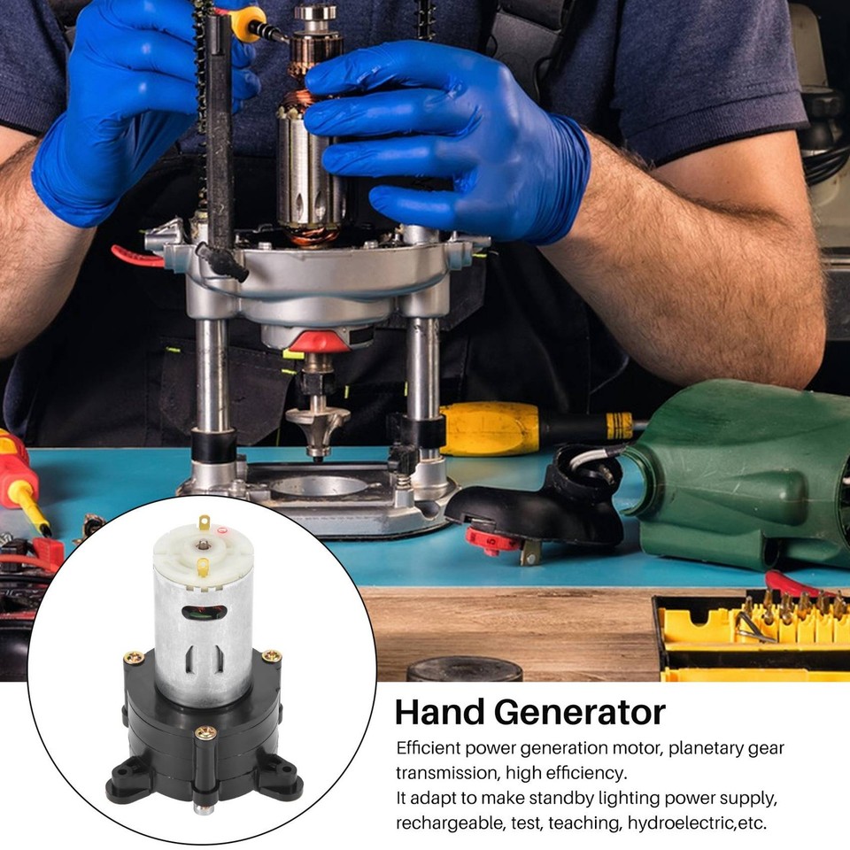 Wind DC Generator Hand Dynamo Hydraulic Test DC 12V 24V Motor ...