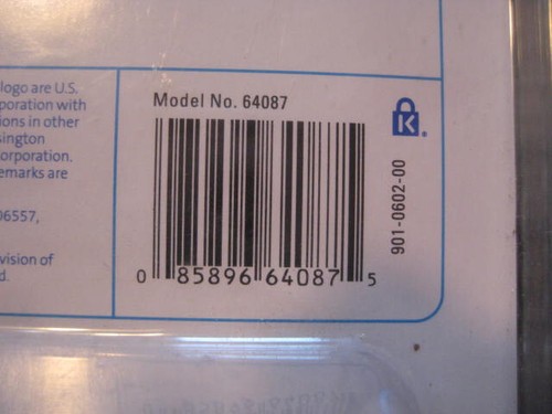 NEW Kensington MicroSaver Portable Notebook Laptop Security Combination ...