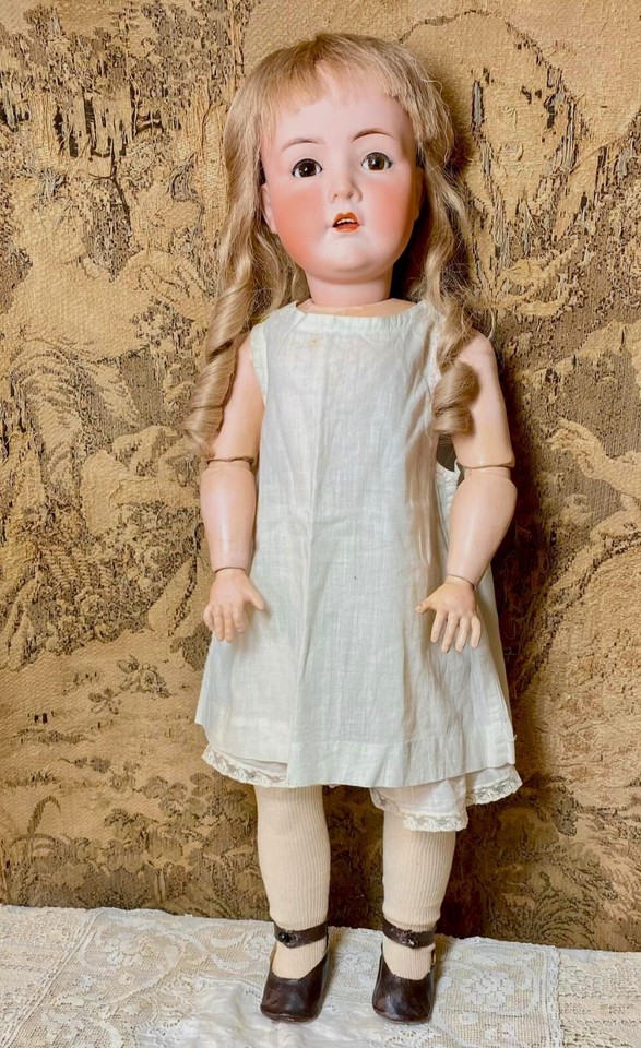28" Antique German Doll Cuno Otto Dressel Kesnter Hilda K * R Mein ...