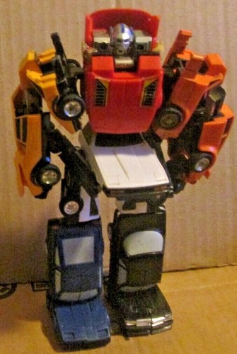 Vtg 1980s Gobots Transformer PUZZLER Combiner 6 cars RUBE JIGSAW TICTAC ...