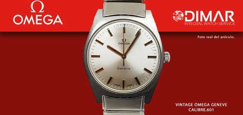 Vintage Omega Geneve Classico Caliber 601. Manual Mechanical Steel ...