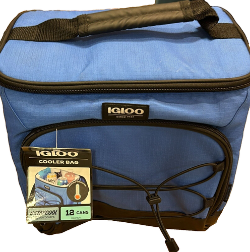Igloo cooler bag 12 Cans maximum blue | eBay