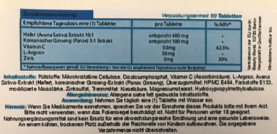 20 ORIGINAL HERBAL V+ PLUS BLUE 200 - Blaue Pillen für erwachsene ...