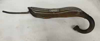 1980 YAMAHA MX80 MX 80 EXHAUST MUFFLER SILENCER HEADER PIPE WITH HEAT ...