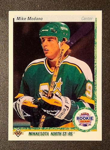1990 Upper Deck Hockey - MIKE MODANO #346 All Rookie Team Minnesota ...