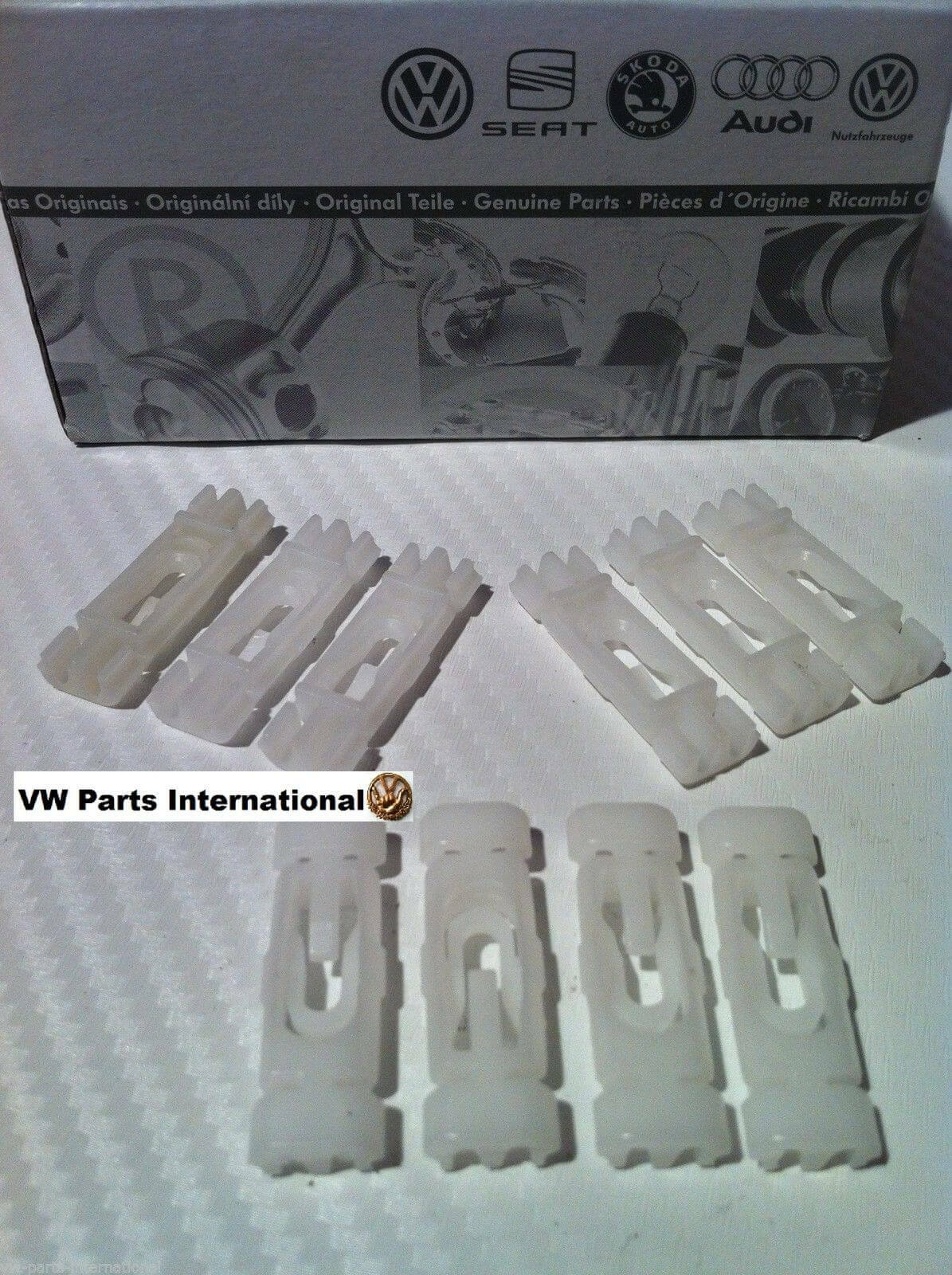 VW Golf MK3 VR6 GTI TDI Vento Roof Gutter Clips x10 Genuine New OEM VW ...