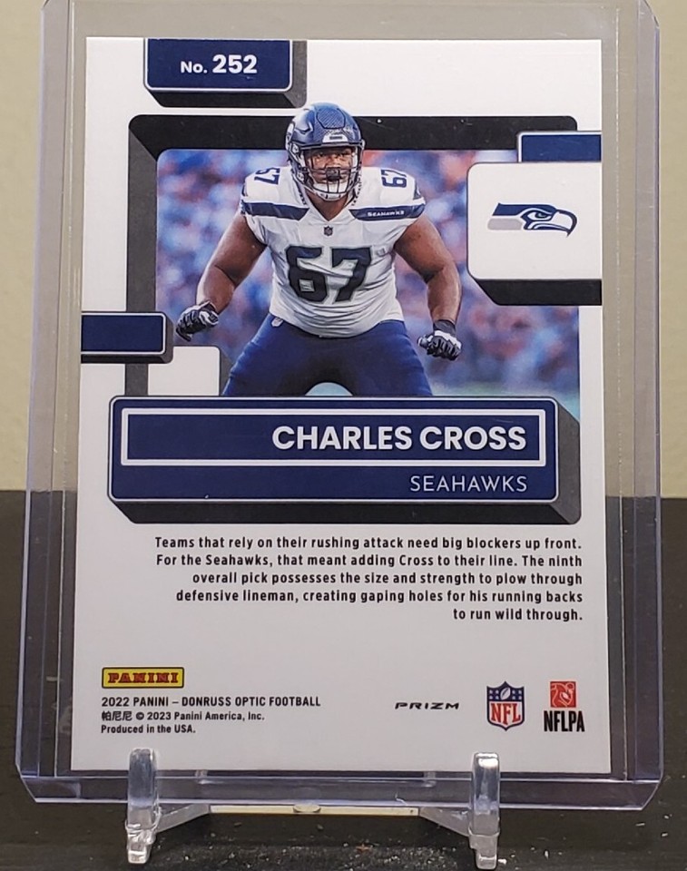 2022 Donruss Optic - CHARLIE CROSS - Pink Holo Prizm - Rated Rookie ...