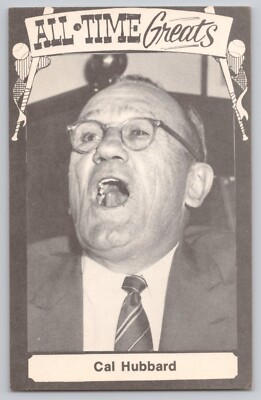 1973-80 Cal Hubbard Tcma All Time Greats Postcard Baseball Hof | eBay