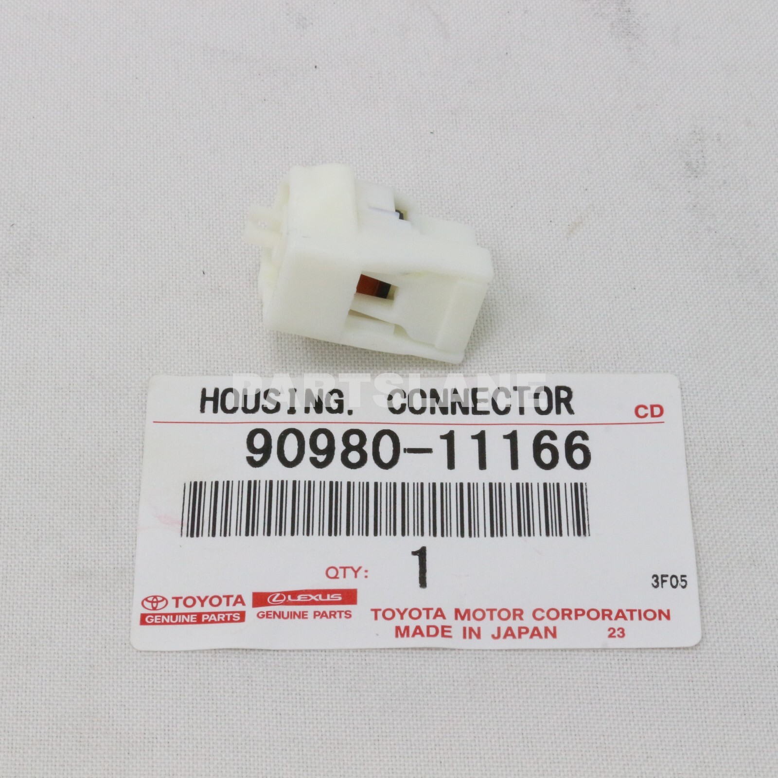 Toyota 90980-11166 Genuine OEM HOUSING, CONNECTOR | Japan | 9098011166