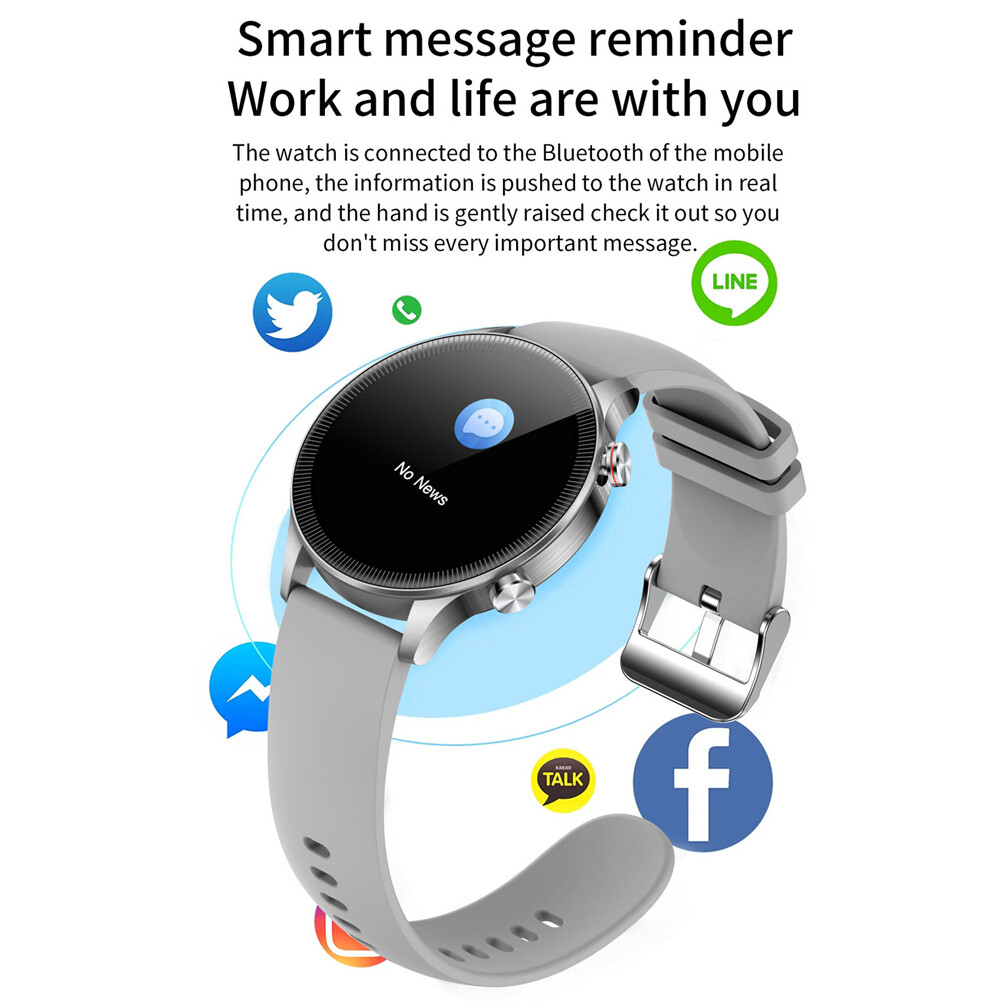 Touch Screen Smartwatch Bluetooth Smart Watch Fitness Wrist Watch Steps ...