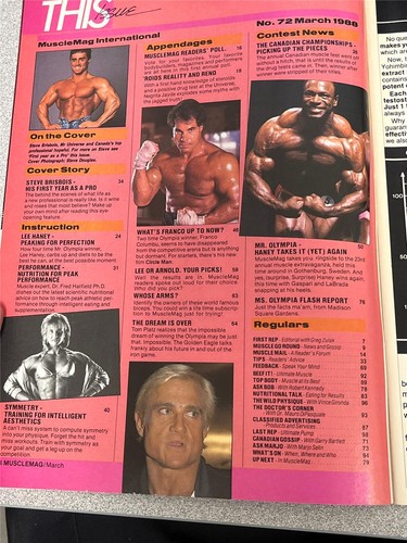 MUSCLEMAG bodybuilding muscle magazine STEVE BRISBOIS & CORY EVERSON 3 ...