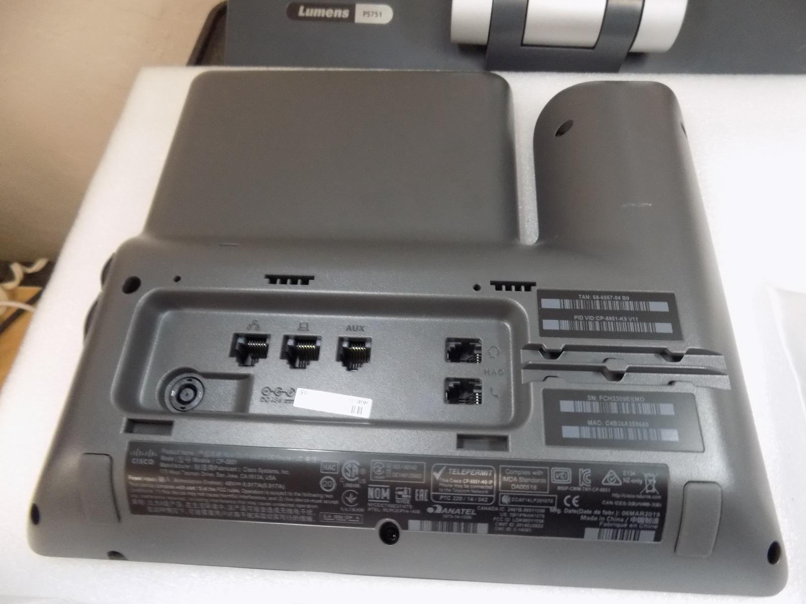 Cisco CP-8851-K9 Wall Mountable IP Phone for sale online | eBay