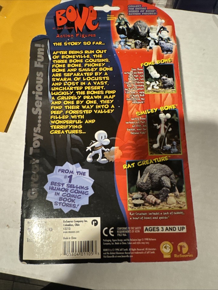 1998 Jeff Smith's Bone Action Figure Thorn 7"in Pvc Figure | eBay