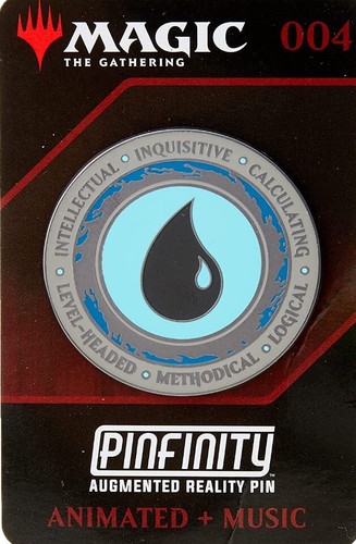 Pinfinity PFMTG004 Magic The Gathering Blue Mana Crest Augmented ...