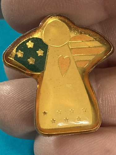 American Flag Angel Wings Lapel Pin EUC K548 | eBay