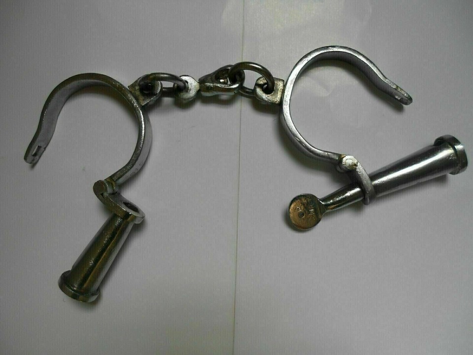 New Handcuff made of Steel Shackles-Props New Handcuff | eBay