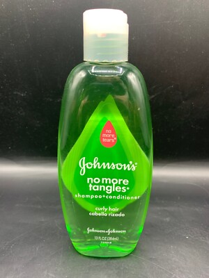 JOHNSON & JOHNSON NO MORE TANGLES FOR CURLY HAIR FULL 13 OZ BOTTLE(S ...