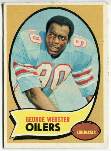 1970 Topps #120 George Webster Houston Oilers - Rookie Card | eBay