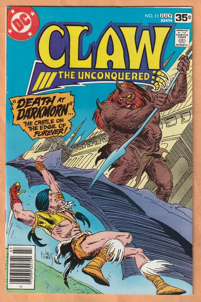DC CLAW THE UNCONQUERED No. 1 2 3 4 5 6 7 8 9 10 11 12 (1975) Complete ...