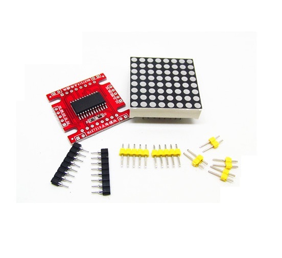 Red MAX7219 dot matrix module microcontroller module DIY For Arduino | eBay