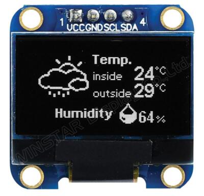 OLED Graphic Display Module 128x64 3V Passive Matrix White ...