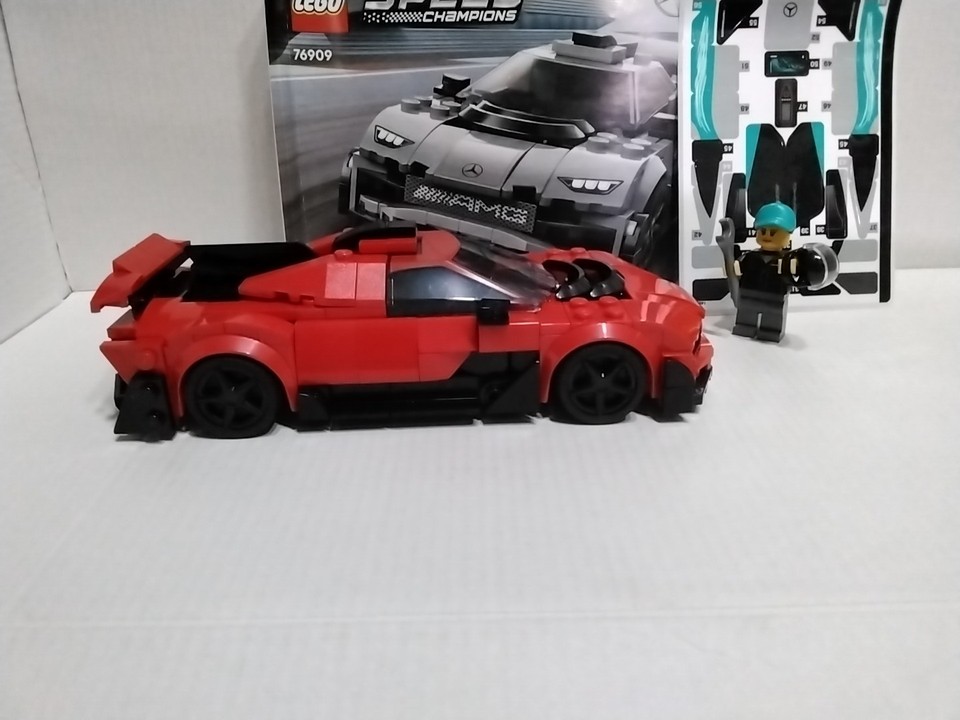 LEGO 76909 Speed Champions Mercedes-AMG Project One + Custom Red ...
