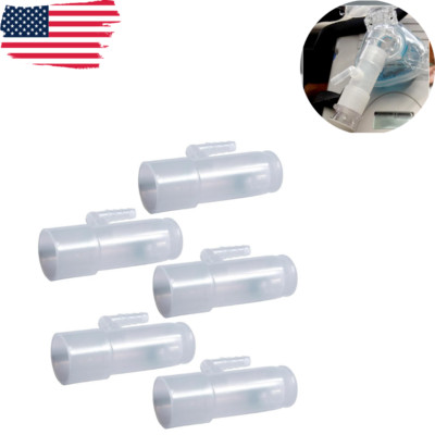 Oxygen Adapter Enrichment Port Lot of 3 & 5 connector fits CPAP Tubing ...