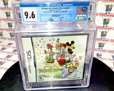 Kingdom Hearts Recoded Re:coded New Sealed VGA WATA CGC Nintendo DS ...