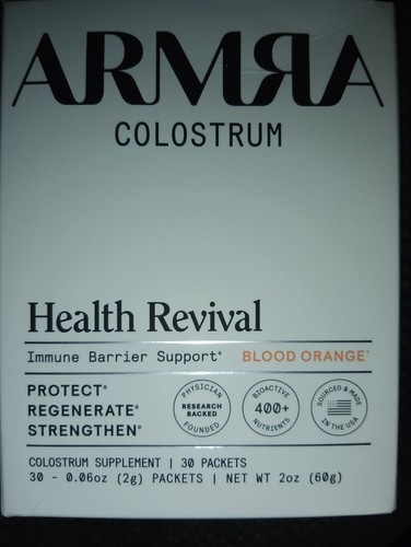 Colostrum Premium BLOOD ORANGE Grass Fed Gut Health Immunity Skin 30 ...