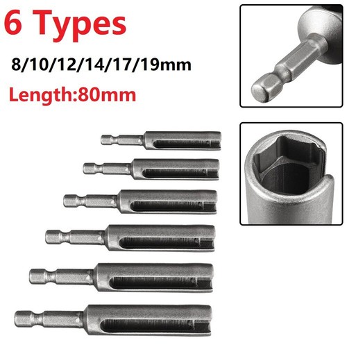 80mm Nut Driver Hex Shank Slotted Socket Wrench with Sandblasted Finish ...