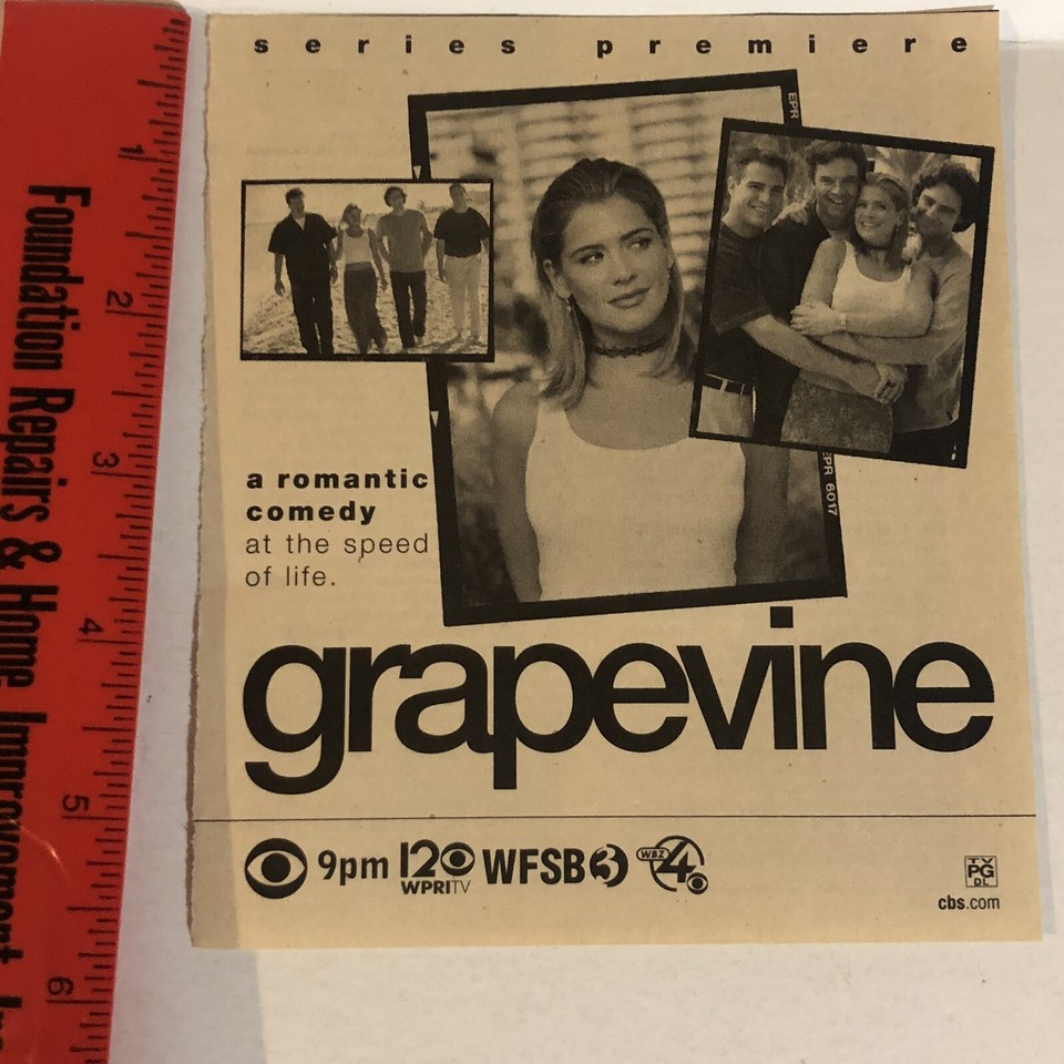 Grapevine TV Guide Print Ad Steven Eckholdt TPA7 | eBay