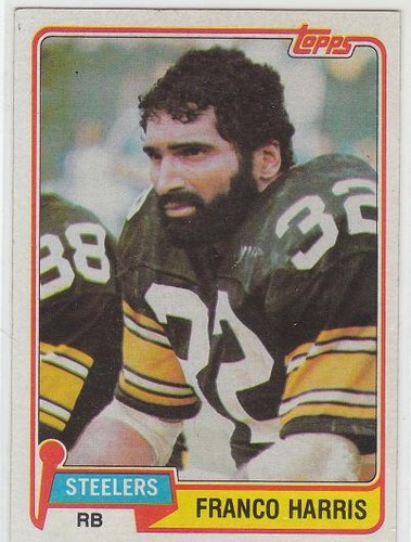 FRANCO HARRIS 1981 Topps Football card #220 Pittsburgh Steelers NR MT ...